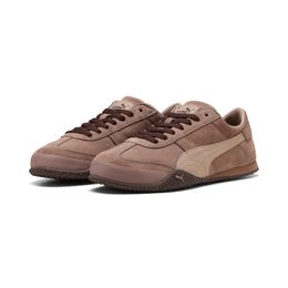 Sneaker Puma "BELLA UT CLASSIC", Damen, Gr. 38,5, sandstone, rose latte, Leder, mehrfarbig, Schuhe Sneaker, aus Leder, mit Synthetik-Innenmaterial, mit Schn&uuml;rverschluss