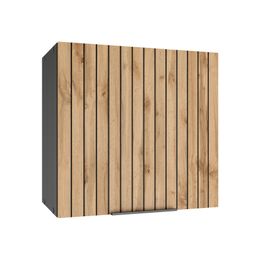 Held K&uuml;chenoberschrank Liverpool H1 Eiche/Graphitfarben