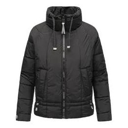 Steppjacke Navahoo "Luftzauber 14", Damen, Gr. XS (34), schwarz, Obermaterial: 100% Polyester. Innenfutter: 100% Polyester. &Auml;rmelfutter: 100% Polyester. Wattierung: 100% Polyester, oversize h&uuml;ftlang, hoch geschlossener Ausschnitt, &Auml;rmel ohne &Auml;rmelschlitz normaler Saum, Jacken Steppjacke, Gesteppte Damen &Uuml;bergangsjacke