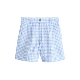 next Pleat-Front Pants 'Gingham' female size 44 Blue / Pastel blue