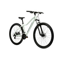 Mountainbike KROSS "Lea 2.0 gr&uuml;n" Gr. 43, gr&uuml;n, schwarz, Fahrr&auml;der, Damen, 43cm, 29 Zoll (73,66cm) hinten: 29 Zoll (73,66cm)