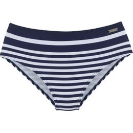 Lascana Damen Bikini-Hose marine-wei&szlig; Gr&ouml;&szlig;e 36