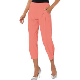 CR&Eacute;ATION L Damen 7/8-Hose in Bengalin-Qualit&auml;t koralle Gr&ouml;&szlig;e 23