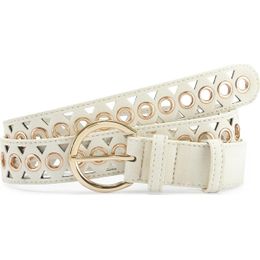 Lascana Damen H&uuml;ftg&uuml;rtel off-white Gr&ouml;&szlig;e 85