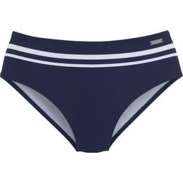 Lascana Damen Bikini-Hose marine Gr&ouml;&szlig;e 34