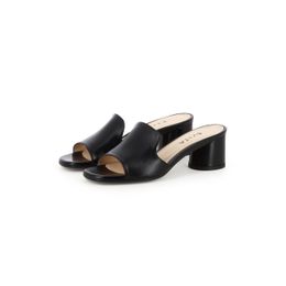 Evita DORI Damen Pantolette - Glanzleder Schwarz - 36