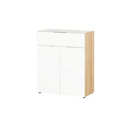 Primo Sideboard Levi wei&szlig; Ma&szlig;e (cm): B: 83 H: 102 T: 42.0 &raquo; M&ouml;bel Kraft