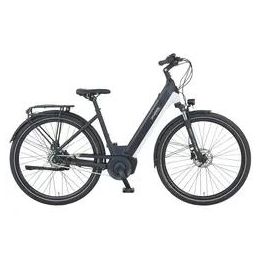 E-Bike Prophete "Geniesser 4.8" Gr. 48, schwarz (grau, schwarz), Elektrofahrr&auml;der, 48cm, 28 Zoll (71,12cm), Pedelec, Elektrofahrrad f&uuml;r Damen u. Herren, Topseller