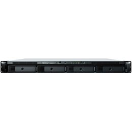 Synology NAS-Server "RS822RP+", schwarz (schwarz, grau), B:43,1cm H:4,4cm T:48,4cm, NAS-Server, 4-Bay NAS-Rackmount, NAS-Server
