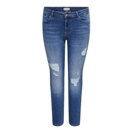 Only Carmakoma Jeans 'CARWilly' Damen Gr&ouml;&szlig;e 37/38 dunkelblau