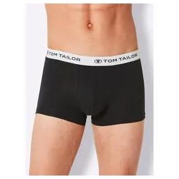 Panty Tom Tailor, Herren, Gr. 6, 3 Stk., schwarz (schwarz, anthrazit, grau, meliert), 95% Baumwolle, 5% Elasthan, Unterhosen Panty