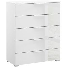 Rauch Schubkastenkommode &raquo;Kommode Sideboard W&auml;scheschrank Schrank SKAT MERIDIAN&laquo; inkl. SOFT-CLOSE-FUNKTION, mit 5 Schubladen mit Glasfront in 