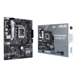 ASUS Mainboard &raquo;PRIME H610M-A D4-CSM&laquo; schwarz PC micro ATX Intel H610 7.1 Kan&auml;le