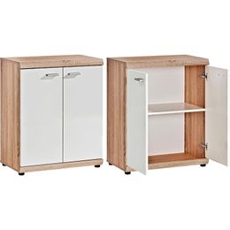 Procontour Sideboard &raquo;Sun BESTSELLER!&laquo; OTTOs Choice, H&ouml;he 74cm, mit variabel verstellbaren Einlegeb&ouml;den wei&szlig;
