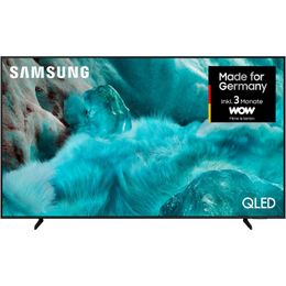 Samsung QLED-Fernseher &raquo;GQ85Q7F2AU&laquo; 214 cm/85 &prime;&prime; Smart-TV Quantum HDR, Knox Security, Art Store, 3D Sound, Gaming Hub, AI TV schwarz Der Art Store bringt die 