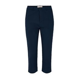 Freequent Damen Freequent Caprihose &raquo;FQSOLVEJ-CA&laquo; Sommerhose 3/4-L&auml;nge mit Viskose und Stretch blau XL, N-Gr