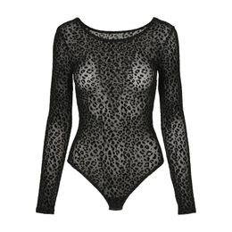 Urban Classics Damen Urban Classics Body &raquo; Damen Ladies Flock Lace Body&laquo; M, US-Gr&ouml;&szlig;en
