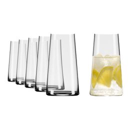 Longdrinkglas ST&Ouml;LZLE "Longdrinkgl&auml;ser Power 458 ml 6er Set transparent", bunt (transparent), 6 tlg., Glas, Trinkgef&auml;&szlig;e