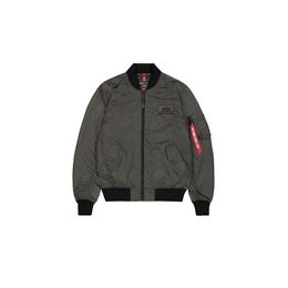 Alpha Industries MA-1 TTC Two Tone Contrast Bomber Jacket Bomberjacke grau in XXL 126101 136 greyblack