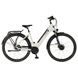 E-Bike Prophete "Geniesser 2.0" Gr. 48, kreide matt, schwarz, Elektrofahrr&auml;der, 48cm, 28 Zoll (71,12cm)