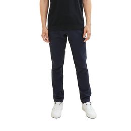 Tom Tailor Herren Tom Tailor Chinohose mit dezenter Struktur blau 31, L&auml;nge 34