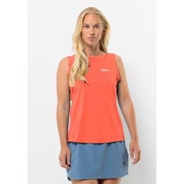 Jack Wolfskin Damen Funktionstop &raquo;PRELIGHT CHILL TANK W&laquo; orange L (42/44)