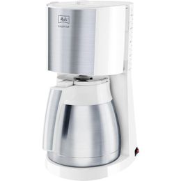 Melitta Filterkaffeemaschine &raquo;Enjoy Top Therm&laquo; 1,25 l Kaffeekanne Papierfilter 1x4 mit Thermkanne aus Edelstahl wei&szlig; Filterkaffeemaschine