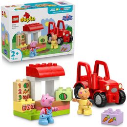 Lego Konstruktionsspielsteine &raquo;Traktor und Marktstand (10468), Lego DUPLO Peppa Pig&laquo; Konstruktionsspielsteine