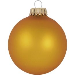 Weihnachtsbaumkugel &raquo;CBK83304, Weihnachtsdeko, Christbaumschmuck, Christbaumkugeln Glas&laquo; gold Glas