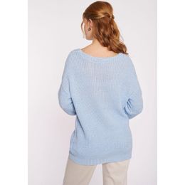 Haily's Haily&rsquo;s Damen HaILY&rsquo;S Strickpullover &raquo;LS P VK Pi44pa&laquo; blau S