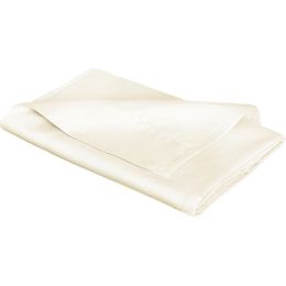 Fleuresse Betttuch &raquo;Colours&laquo; offenes Bettlaken beige Mako-Satin, Obermaterial: 100% Baumwolle