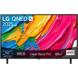 LG QNED-Fernseher &raquo;50QNED80A6A&laquo; 126 cm/50 Smart-TV schwarz &alpha;7 Gen8 4K AI-Prozessor mit vielen AI-Funktionen f&uuml;r bestm&ouml;gliche Bildqualit&auml;t und 