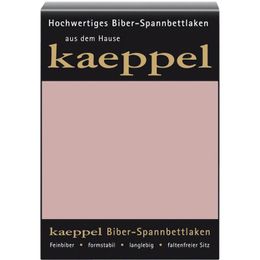 Kaeppel Spannbettlaken &raquo;Spannbettlaken Biber&laquo; 100% Baumwolle, kuschelig weich ideal f&uuml;r Winter rot Biber, Obermaterial: 100% Baumwolle