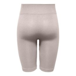 Only Play Damen Only Play Trainingsshorts &raquo;ONPJAIA LIFE HW RIB CIR LONG SHORTS&laquo; in feiner Rippstruktur mit Nylon silber XS, N-Gr