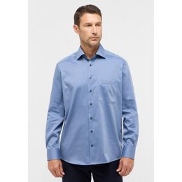 Eterna Herren Langarmhemd &raquo;COMFORT FIT&laquo; NON IRON (b&uuml;gelfrei) blau 43, Normalgr&ouml;&szlig;en