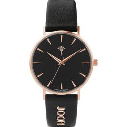 JOOP! Damen JOOP! Quarzuhr Armbanduhr, Damenuhr, analog, Lederarmband rosa