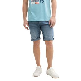 Tom Tailor Denim Herren Tom Tailor Denim Jeansshorts &raquo;PIERS&laquo; im Five-Pocket Style blau M, N-Gr