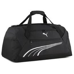 Sporttasche Puma "FUNDAMENTAL MEDIUM SPORTS BAG", Gr. B/H/T: 62cm x 28cm x 30cm, schwarz (Puma schwarz), Netz, Polyester, unifarben, Taschen Sporttasche, f&uuml;r aktiven Lifestyle, mit mehreren F&auml;chern