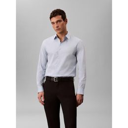 Calvin Klein Herren Langarmhemd &raquo;LONG SLEEVE SOLID STRETCH SLIM SHIRT&laquo; slim fit, in Unifarbe XXL, N-Gr