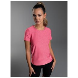TRIGEMA Damen T-Shirt &raquo;TRIGEMA Sportshirt in Melange-Optik&laquo; 1 Stk. rosa L