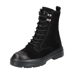 Paul Green Damen Schn&uuml;rstiefelette &raquo; Stiefelette Nubukleder&laquo; schwarz 39