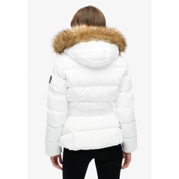 Superdry Damen Steppjacke &raquo;FUJI BELTED PUFFER&laquo; mit Kapuze L