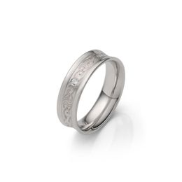 Firetti Unisex Trauring &raquo;Schmuck Geschenk Silber 925 Hochzeit Ehering Partnerring "LIEBE"&laquo; Made in Germany - wahlweise mit oder ohne Zirkonia silber
