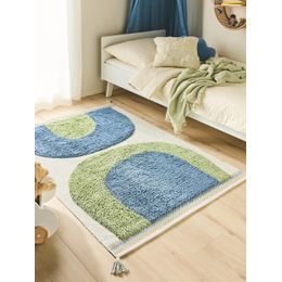 Lytte Kinderteppich Ruby Blau/Gr&uuml;n 90x130 cm - Teppich f&uuml;r Kinderzimmer