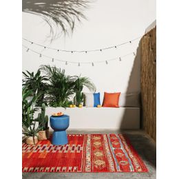 benuta Pop In- & Outdoor-Teppich Ria Multicolor 80x165 cm - Teppich f&uuml;r Balkon, Terrasse & Garten
