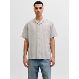 Jack & Jones Jack & Jones Damen Kurzarmhemd &raquo;JJESUMMER LINEN BLEND RESORT SHIRT SS SN&laquo; Baumwollmischung, relaxed fit L, N-Gr