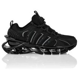 Sneaker Plein Sport "Runner Sneaker", Damen, Gr. 48, Normalschaft, schwarz (0202, schwarz, schwarz), Schuhe Sneaker