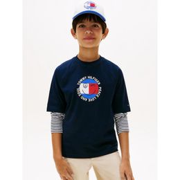 Tommy Hilfiger Jungen T-Shirt &raquo;FUN FLAG GRAPHIC&laquo; Kinder bis 16 Jahre, Druck 5 (110)