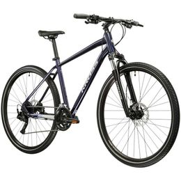 Crossrad &raquo;Crossrad Herren 28" Evado 5.0 blau 18 G&auml;nge&laquo; 18 Gang Shimano CUES U3020 Schaltwerk Kettenschaltung Crossrad