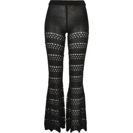 Urban Classics Damen Urban Classics Leggings &raquo; Damen Ladies Flared Crochet Knit Leggings&laquo; XL, US-Gr&ouml;&szlig;en